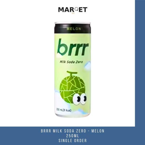 Brrr Milk Soda Zero 250ml | Melon | Imported Milk Soda Drink | No Sugar ...