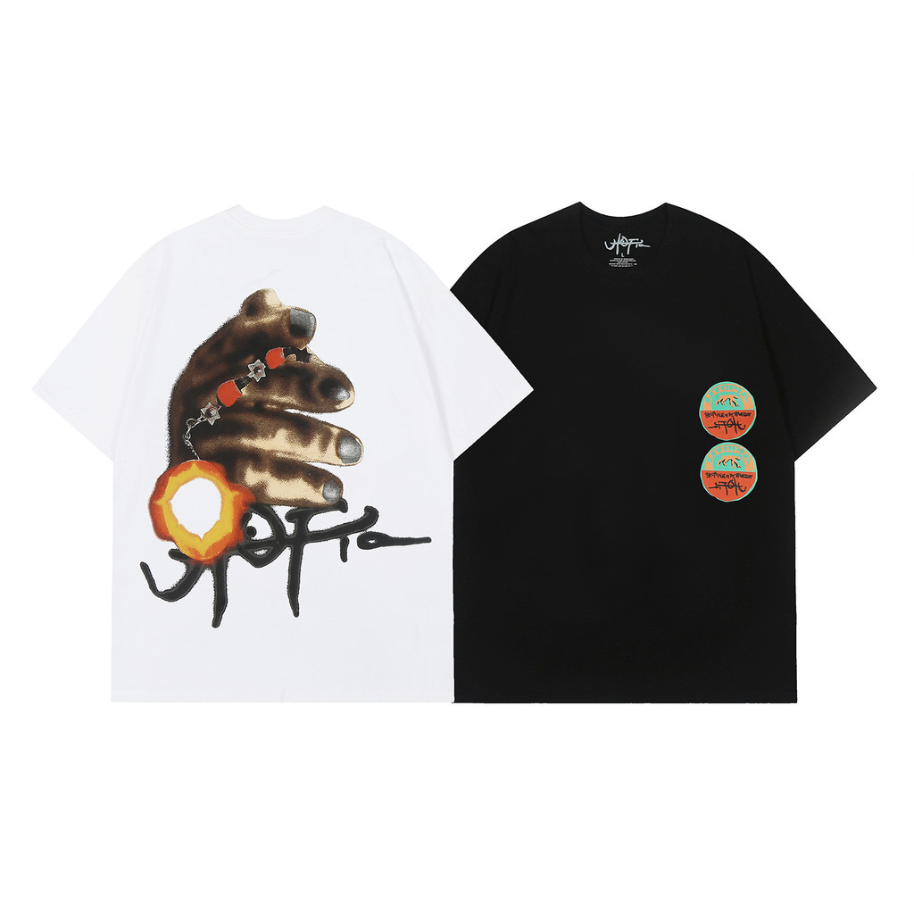 Pure Cotton Ready Stock 26 Unisex Utopia Album Graffiti Short-Sleeved t ...
