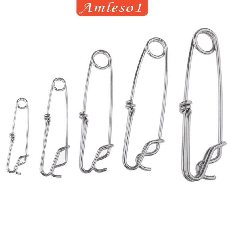 [Amleso1] Fishing Clip Snap Long Line Clips Stainless Sea Fishing ...