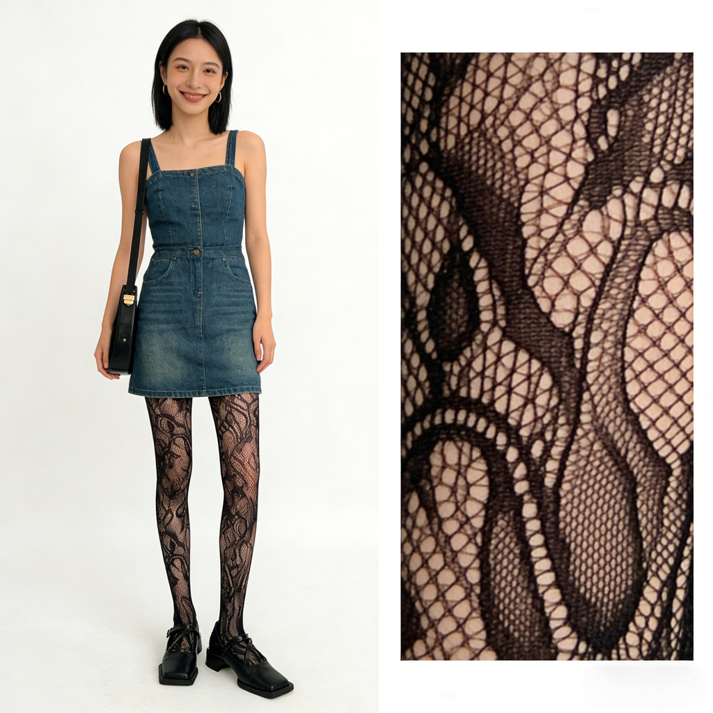 Fishnet Socks Bago para sa tagsibol at taglagas - Eleganteng French na ...
