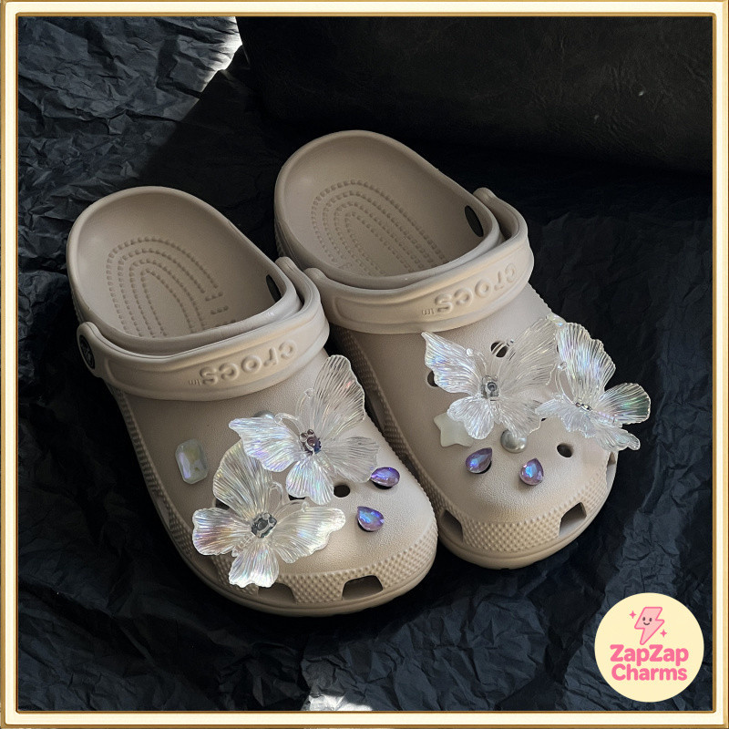 Luxury Clogs Charms Set | Designer Crystal Shoe Charms | Premium Clogs ...