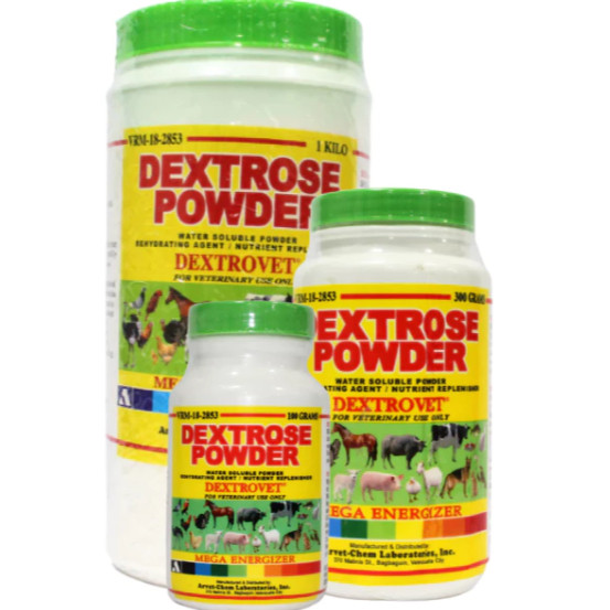 ARVET-CHEM DEXTROSE POWDER (100G / 300KG / 1KG) - 1 BOTTLE | Shopee ...