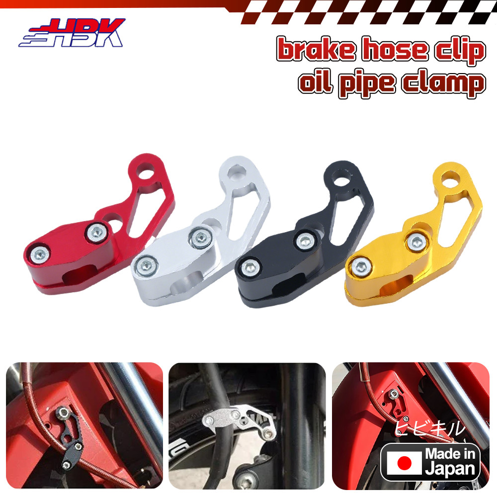 HBK Motorcycle Hose Tube Oil Pipe Cable Line Clamps Clip Brake | Shopee ...