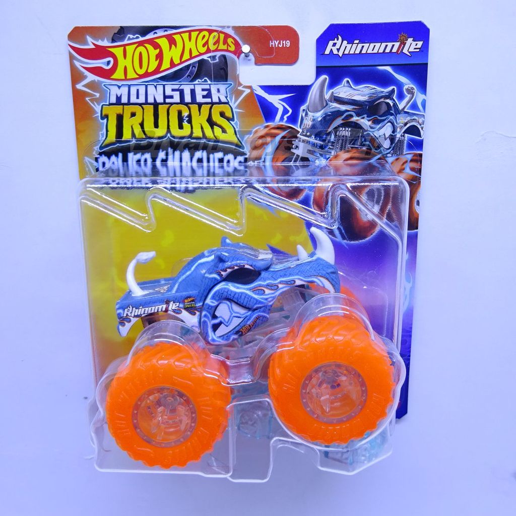Hot Wheels Monster Trucks Power Smashers Rhinomite | Shopee Philippines