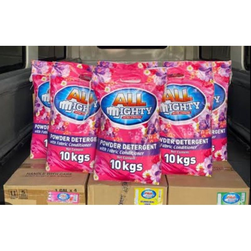 10KG All Mighty Detergent Powder with Built-in Fabric Softener ...