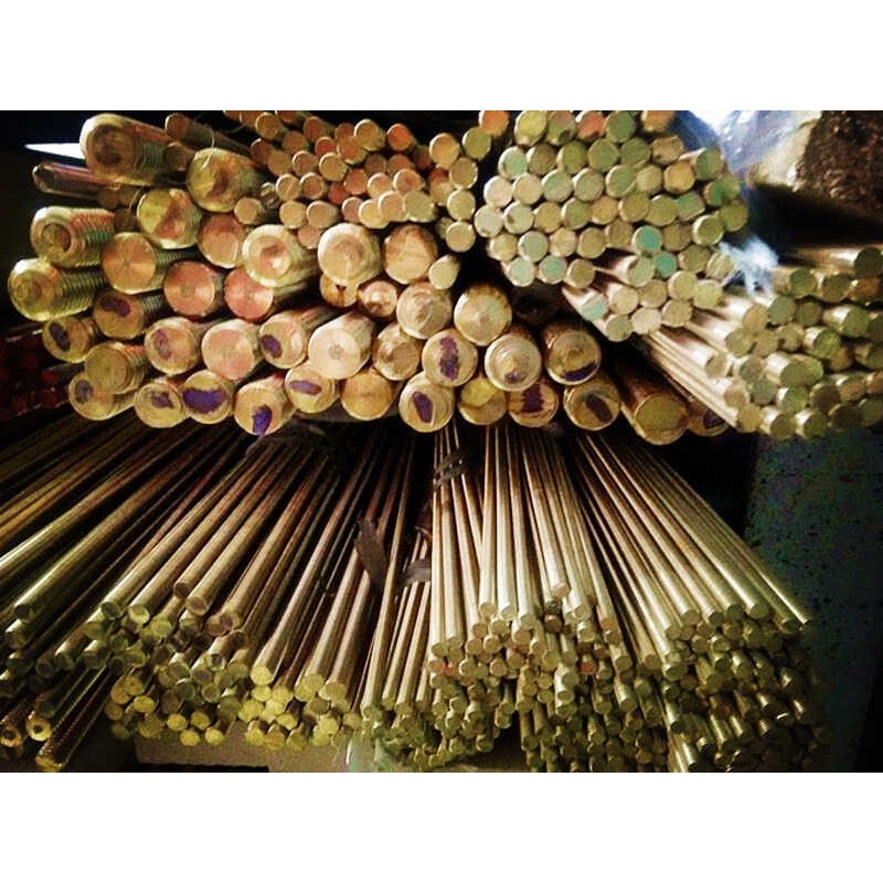 ☑♥ H59 Copper H62 Brass Thread Rod M3M4M5M6mM8M10M12M14M16M20*1000 ...
