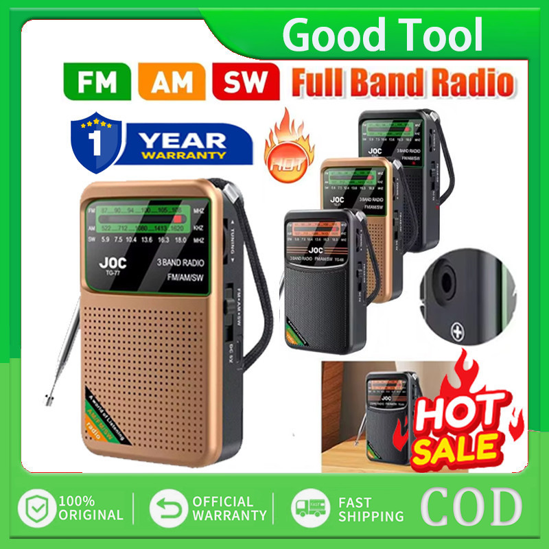 Radio FM AM SW Radio Built-in Speaker Pointer Pocket Radio Type-C ...