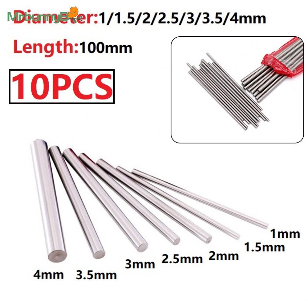 10PCS Straight Shank Carbide Steel Bars for Bead Pins and Carving ...