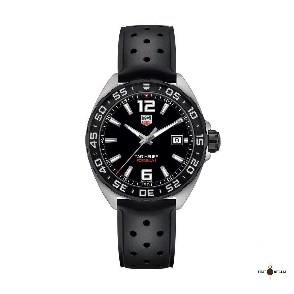 Men Automatic Mechanical Watch TAGS Fo.rm. ula 43MM Rubber Strap ...