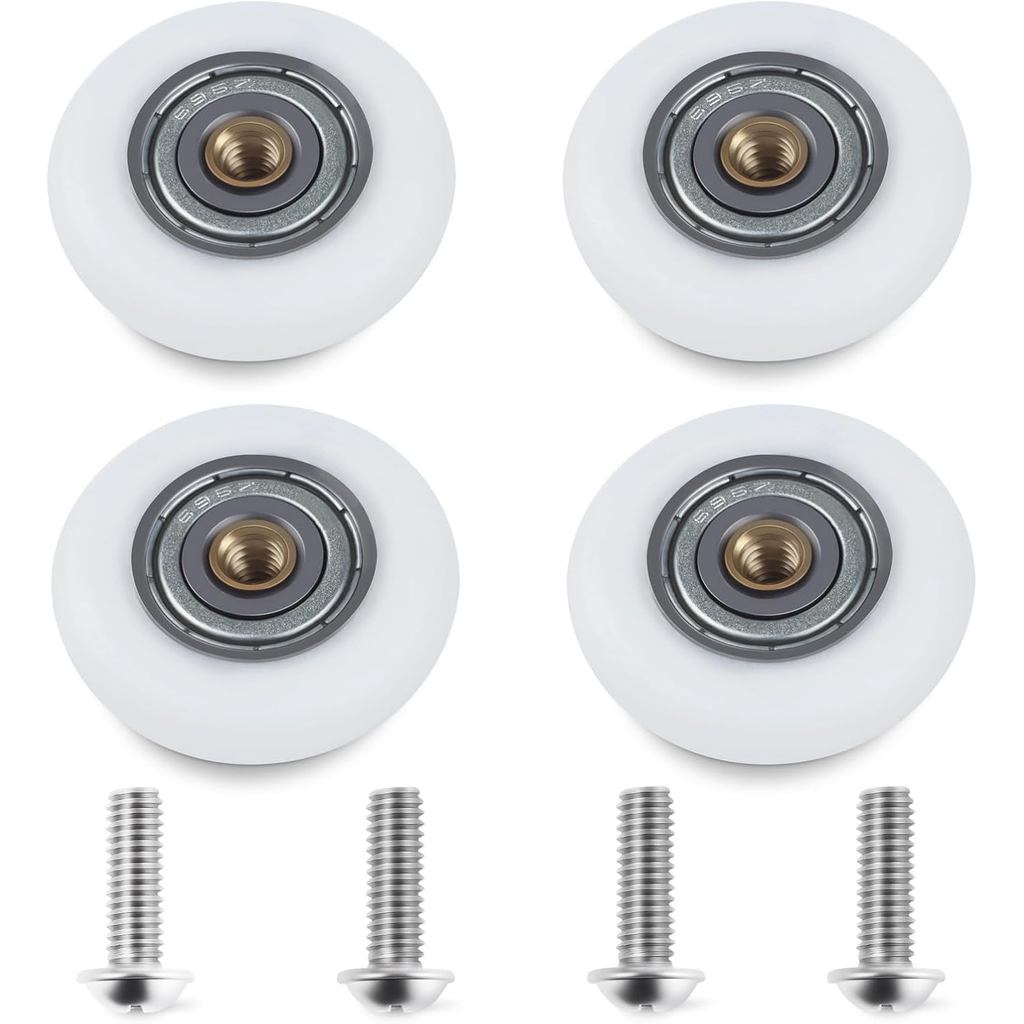 25mm Shower Door Rollers Replacement Part, 304 Stainless Steel Shower ...