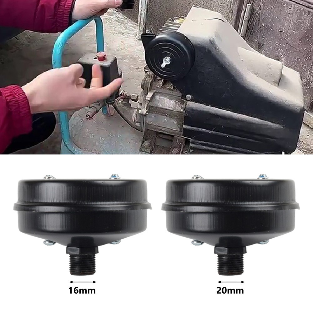 【2.4】 16 20mm Male Thread Air Compressor Muffler Air Compressor Intake ...