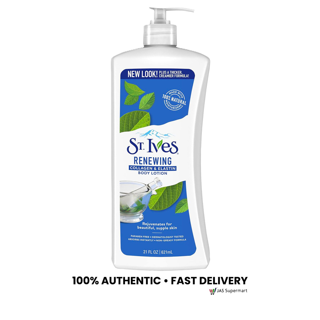St. Ives Renewing Collagen & Elastin Body Lotion 621mL – Hydrating ...