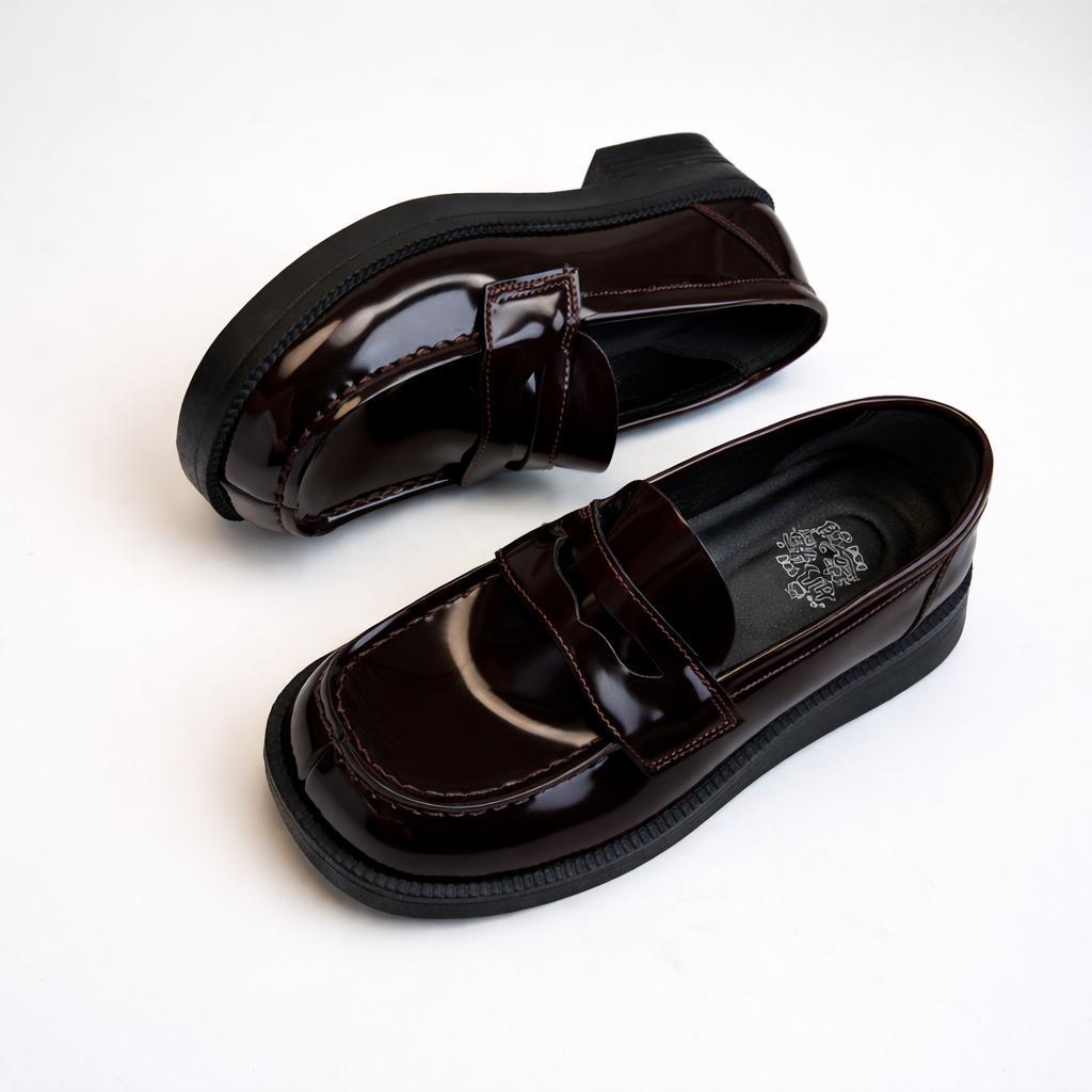 2026 Female penny loafers JK uniform shoes for girl high school ...