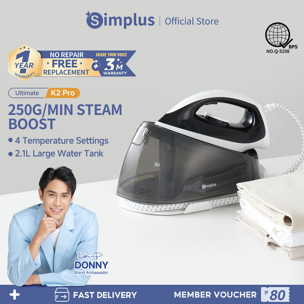 Simplus Iron Steam Steam Generator (Teflon Soleplate 5 Mode Ironing ...