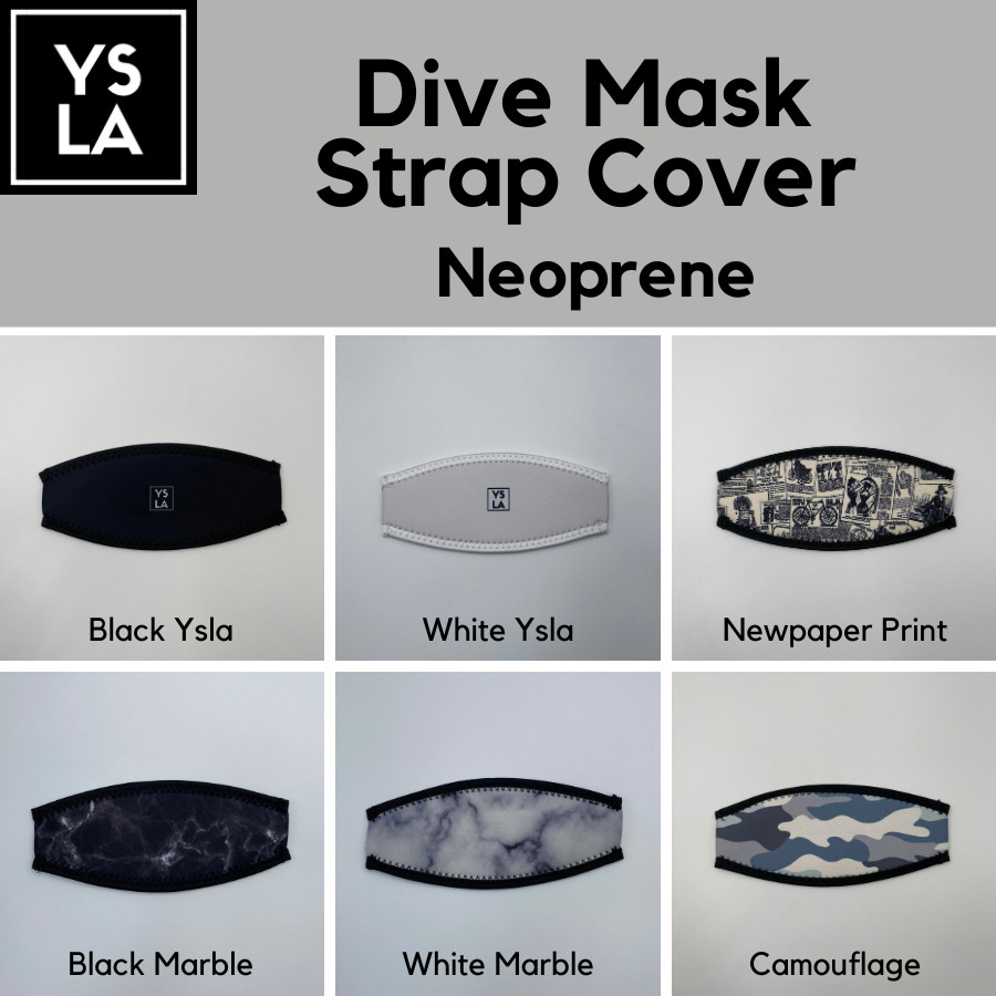 Neoprene Freedive Scuba Dive Snorkel Mask Strap Padded Cover Freediving ...