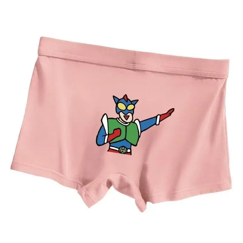Crayon Shin-Chan Men's Underwear Pink Cartoon Cute Pure Cotton Boxer ...