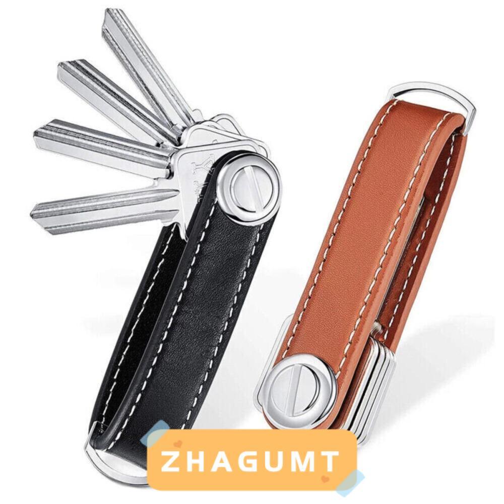 ZHAGUMT366WO Key Bag, Leather Light Weight Car Key Pouch, Fashion ...