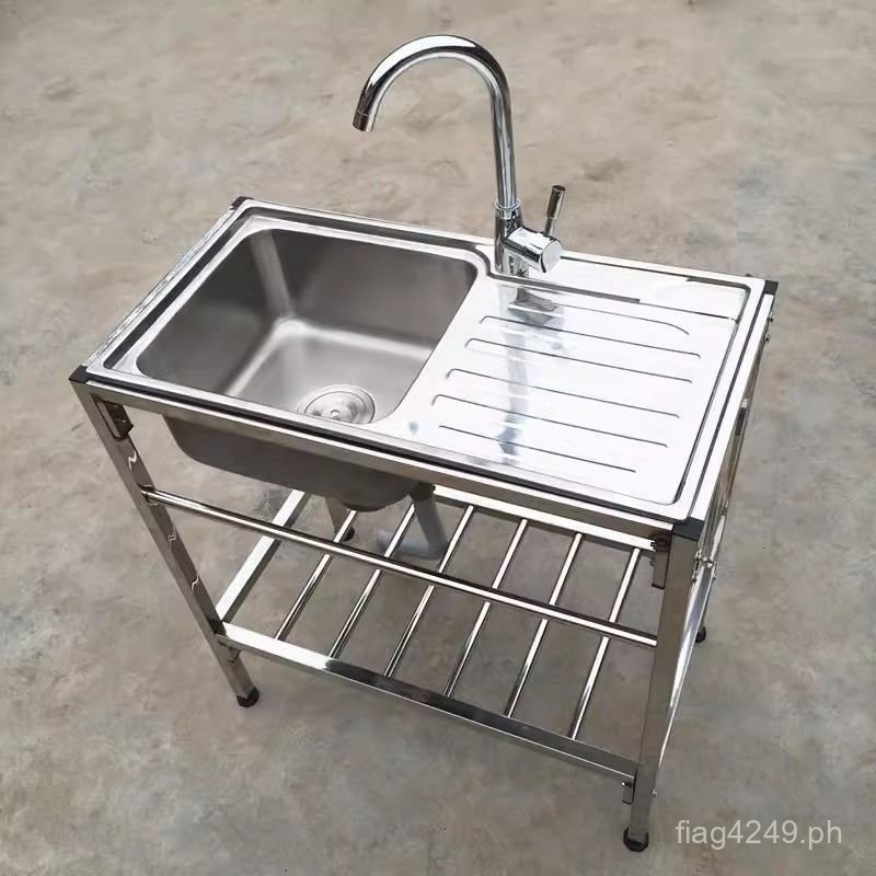 Kitchen Sink Basin Integrated Sink Dishwashing Sink Operation Stand ...