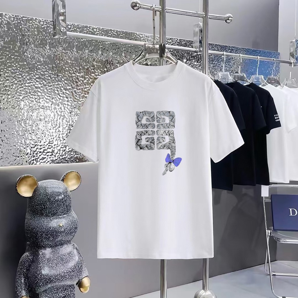 GIVENCHY /Givenchy2026Early Spring New Short Sleeve T Men's and Women's ...
