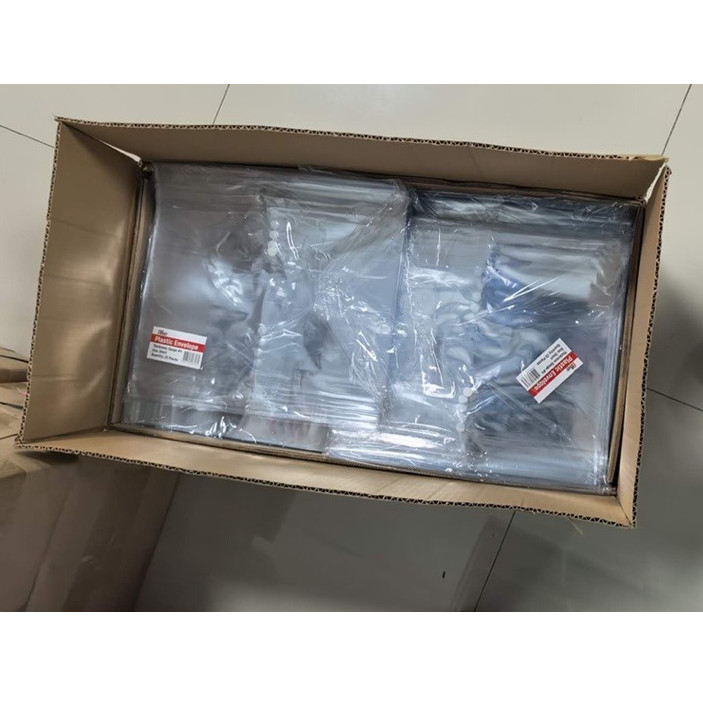 25pcs B&E brand SCHOOL & OFFICS SUPPLIES Plastic Envelope/ Gauge 4,size ...