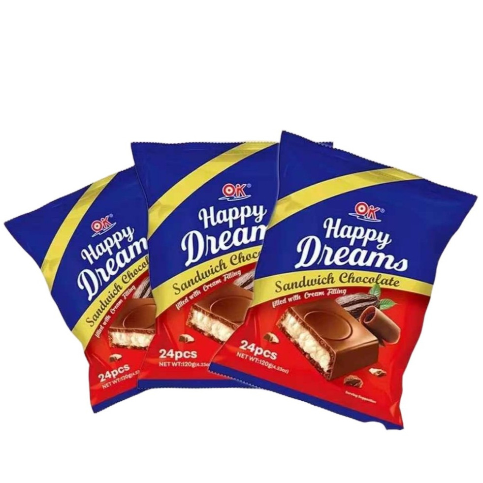 HAPPY DREAMS Sandwich Chocolate 24pcs*5g | Shopee Philippines