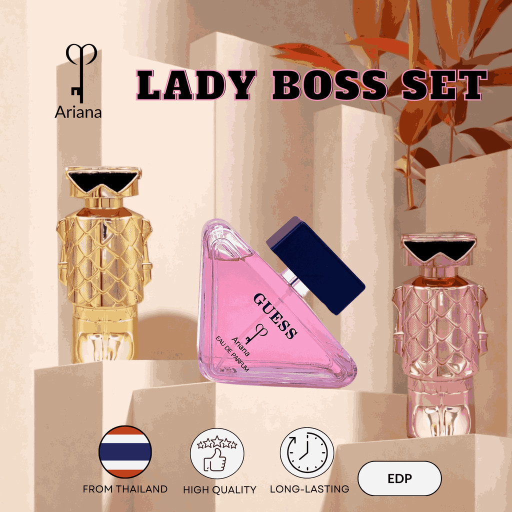 [BUY 1 TAKE 1] ARIANA LADY BOSS SET PERFUME For Women 100ml Long ...