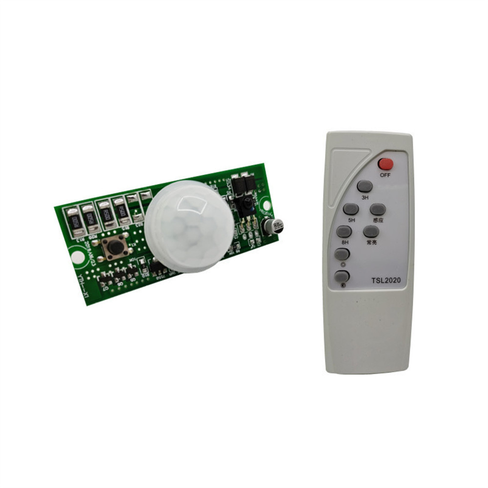 Remote Control + Human Body Induction Solar Light Circuit Board 3.2V3 ...