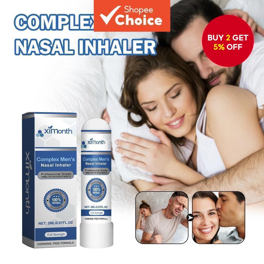 Men Energy Enhancer Nasal Inhaler Promotes Energizing Levels, Boosts ...