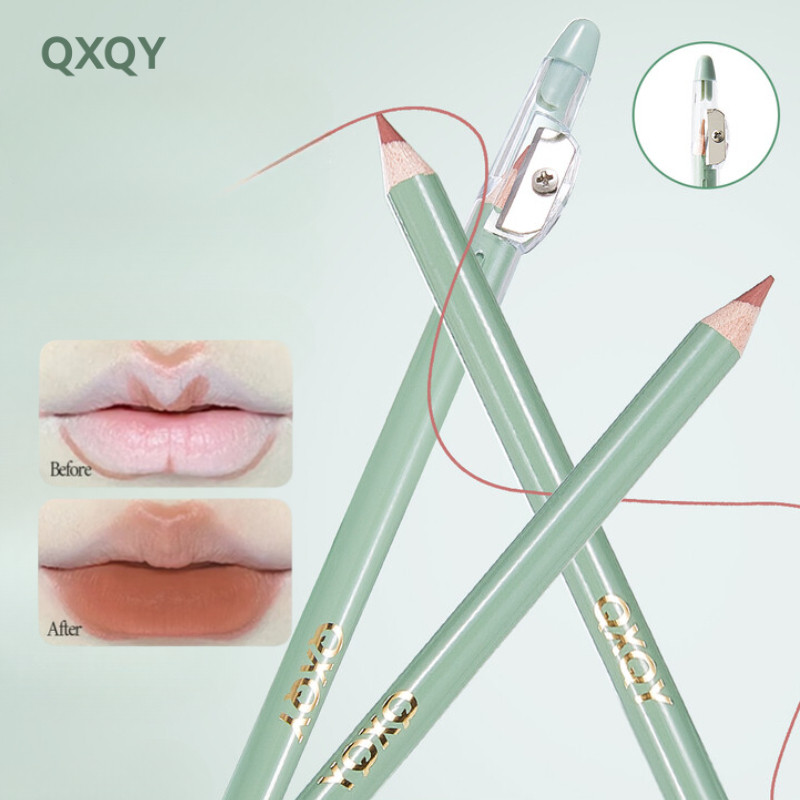 QXQY Lip Liner Pencil Matte Natural Low Saturation Nude Color With ...