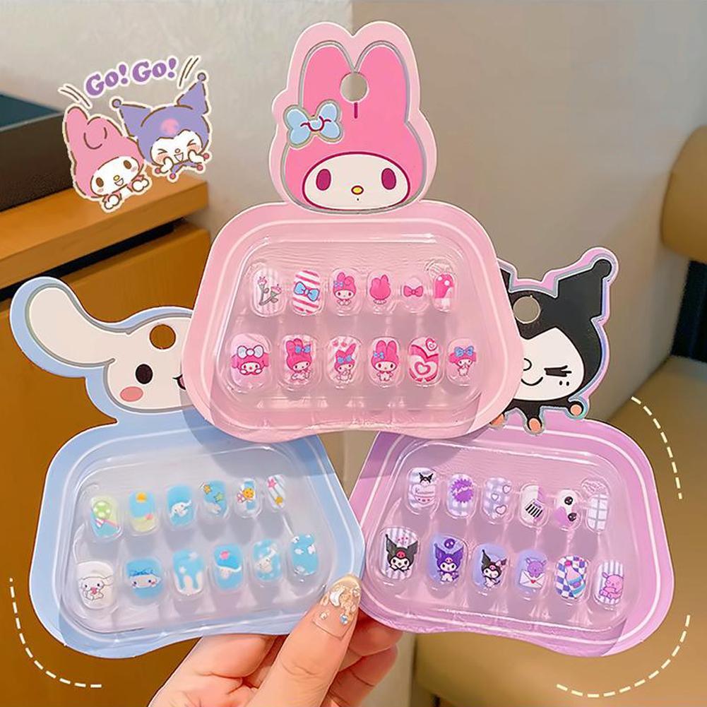 Kids Wearing Nails Safe Non-Toxic Little Girl Cute Children Waterproof ...