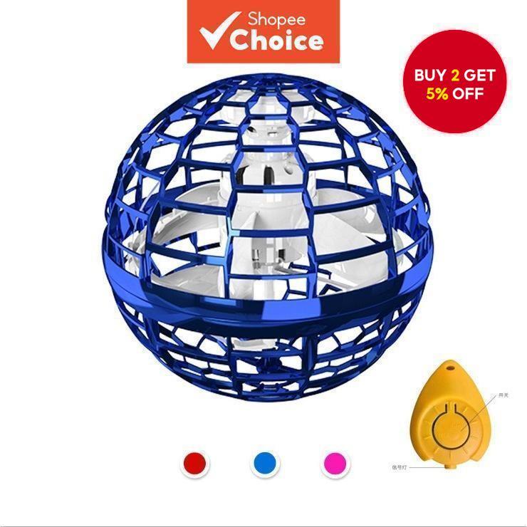 New Smart Induction UFO Flying Spinner Toy with Light for Kids, Magic ...