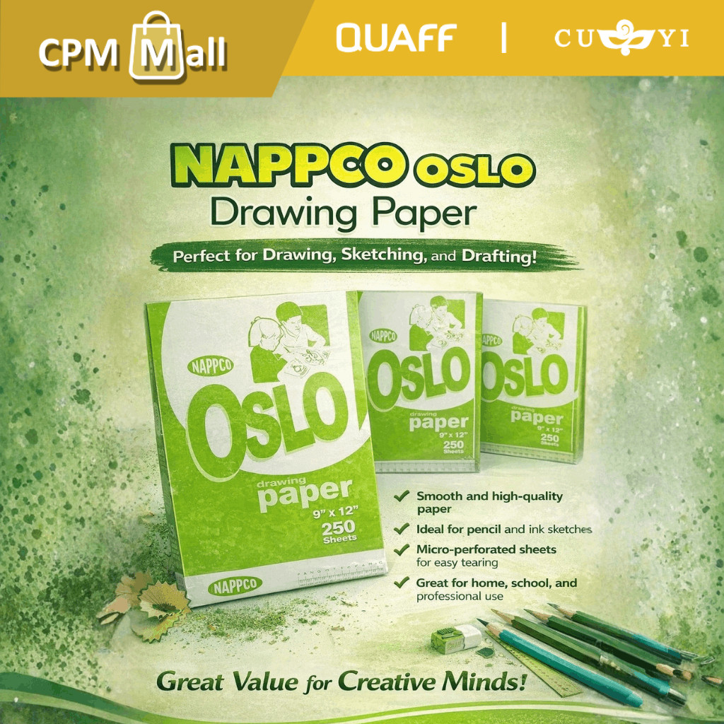 Nappco Oslo Paper Drawing Paper A4 Size Sold Per Ream (250 Sheets/Pack ...