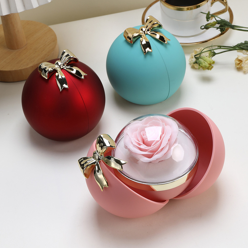 Factory Direct Sale Spherical Bowknot Jewelry Box Flower Box Qixi ...
