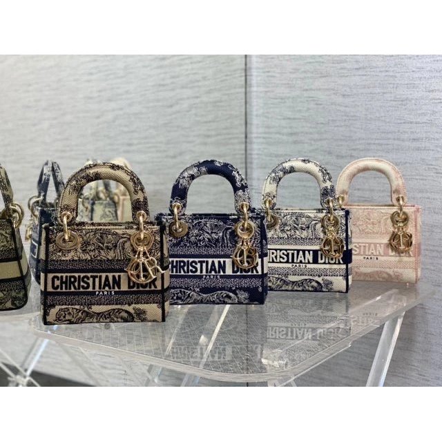 Dior New Style Lady Three-Grid Embroidery Latest Size Jungle Tiger ...