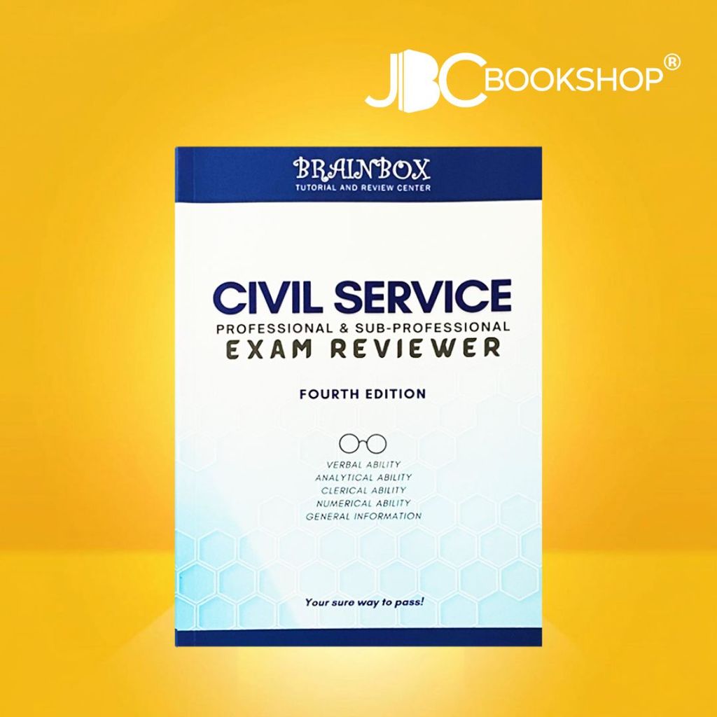 Civil Service Exam Reviewer Mainbook 4th Edition 2026 by Brainbox ...