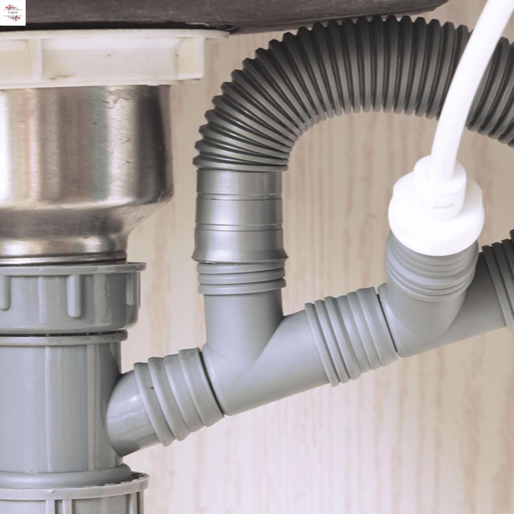 Kitchen Sink Pipe Connection with Durable PP Material Easy Installation ...