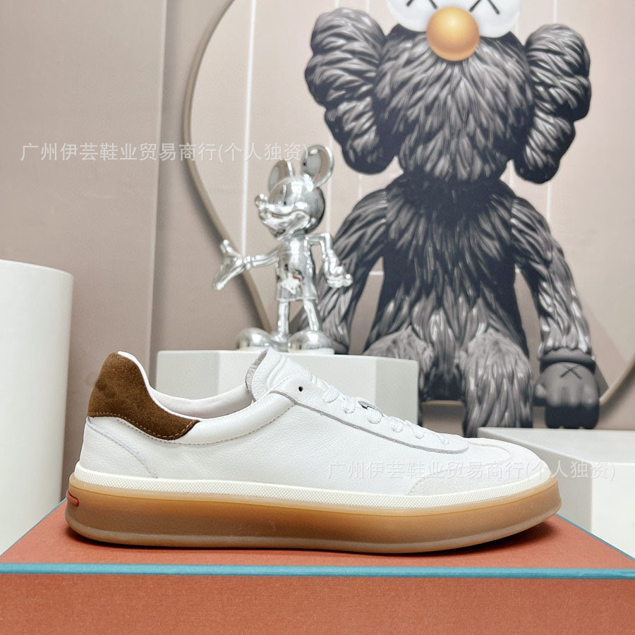 ffg ((24 Hours Shipping Ready Stock) LP Genuine Leather Flat White ...