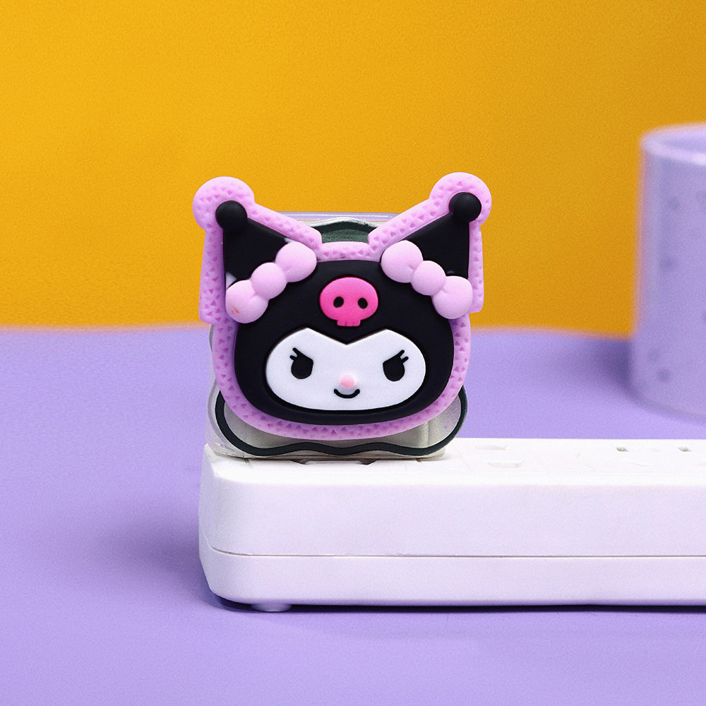 Cartoon Sanrio Kuromi Charger Protector Cable Organiser Compatible for ...