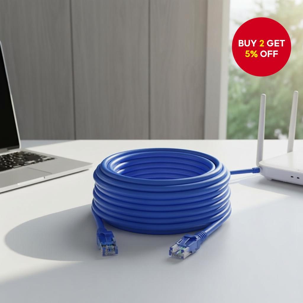 Network Cable Category Ethernet CAT6 for Router, Computer, and Laptop ...