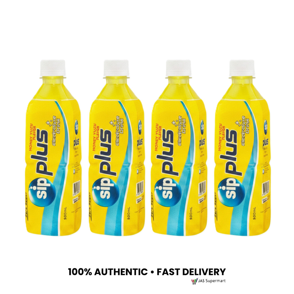 Sip Plus Honey Yuzu Flavor Zero Sugar Electrolyte Drink 4pcs x 500mL ...