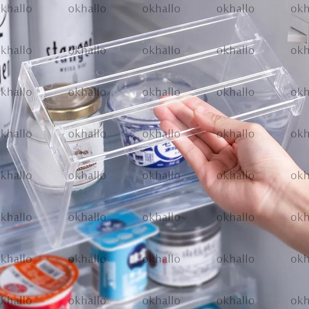 OKHALLO Refrigerator Organizers, Thickened Save Space Refrigerator ...