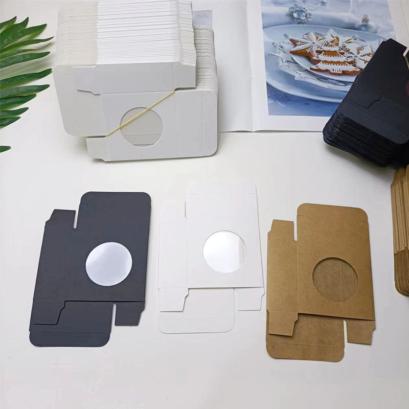 7.5cm x 3cm Reverse Tuck End Square Box w/ Window - 10pc/50pc | Shopee ...
