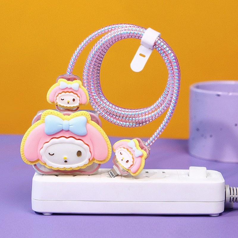 Cartoon 3D Kuromi Charger Protector Cover for 18/20W Iphone Charger ...