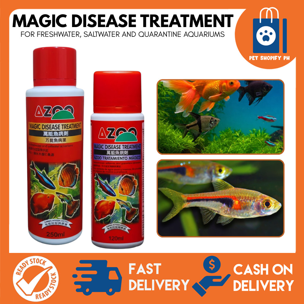 AZOO Magic Disease Treatment 120ML-250ML Fish Medication -Fin Rot ...