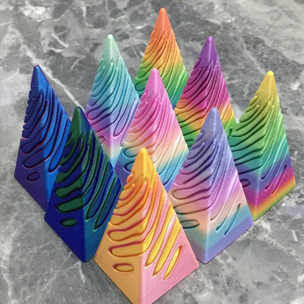 Printing Spiral Toy Push Rotating Through Stalls May 3d Printing ...