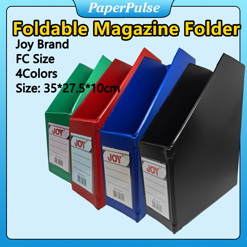 Joy Brand Foldable magazine folder 4Colors Black / Blue / Red / Green ...