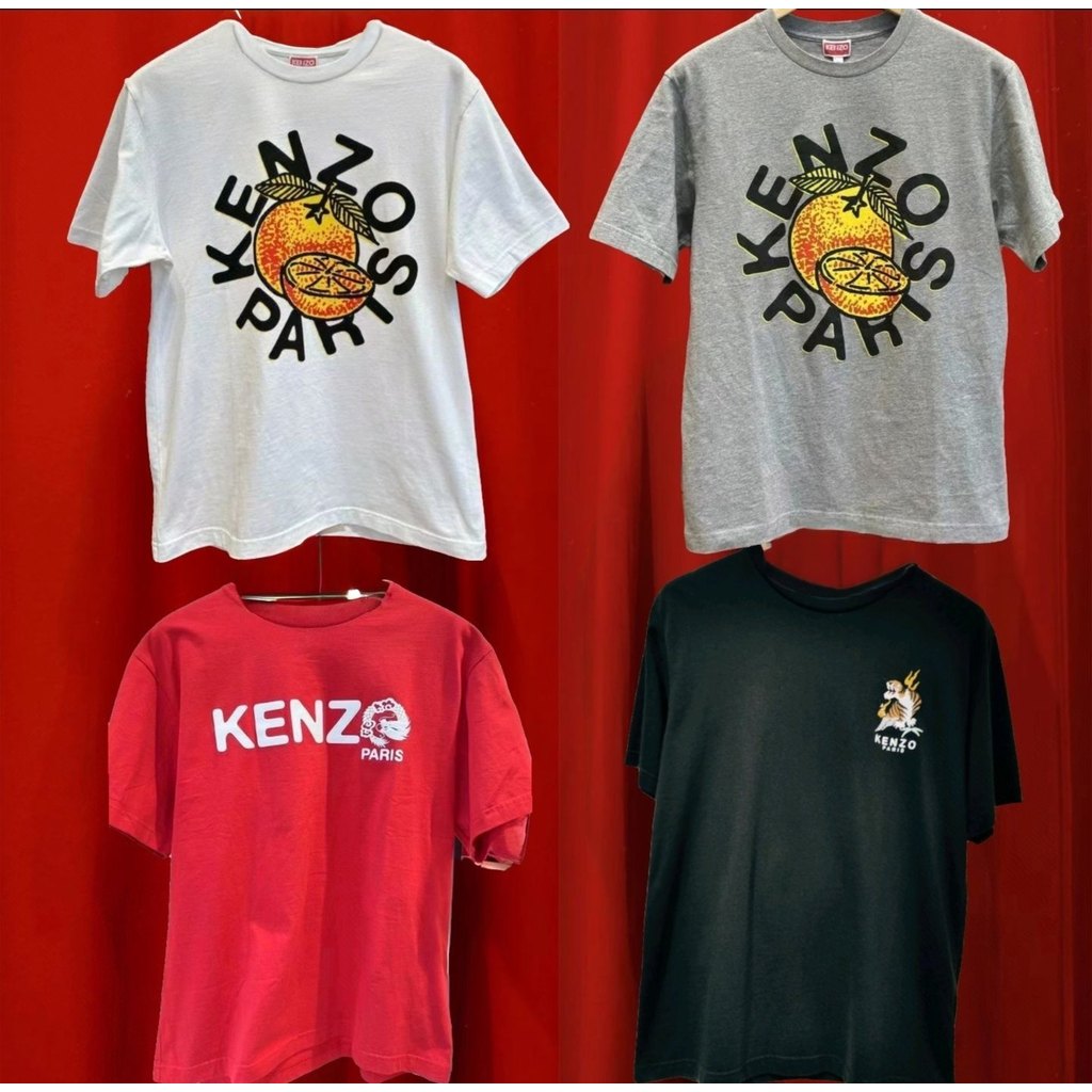 KENZO Summer New Style Men logo logo Short-Sleeved T-Shirt Casual ...