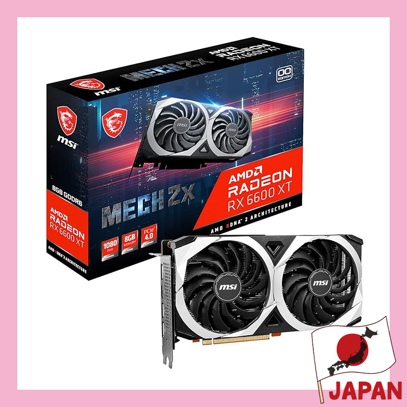 Ships from Japan. MSI Radeon RX 6600 XT MECH 2X 8GB Graphics Card ...