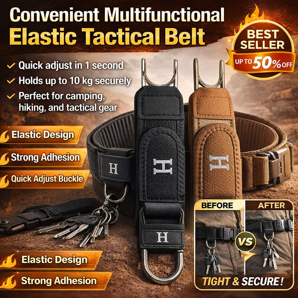 Velcro Unilateral Buckle-Free Nylon Belt/Multi-functional Invisible ...