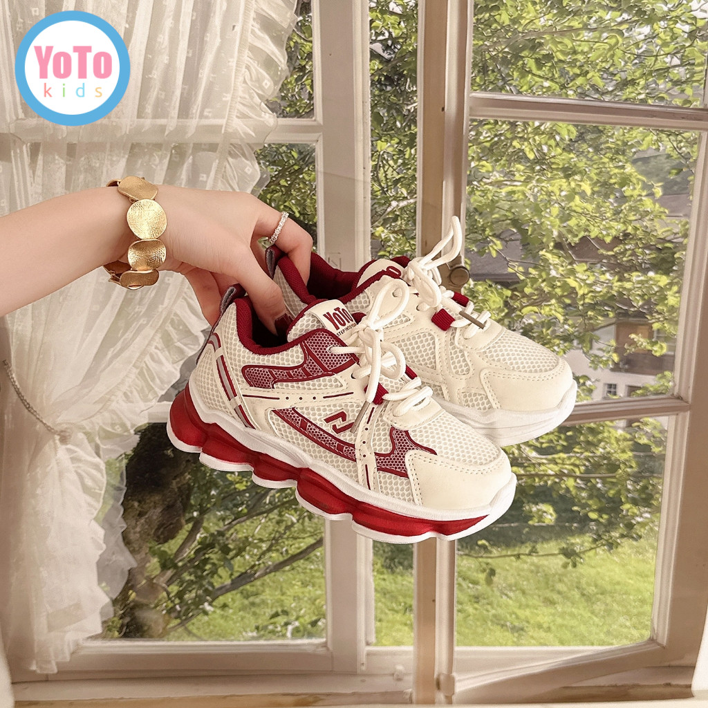 YOTO Kids Rubber Shoes For Kids Boys 2026 New Fashion Breathable Soft ...